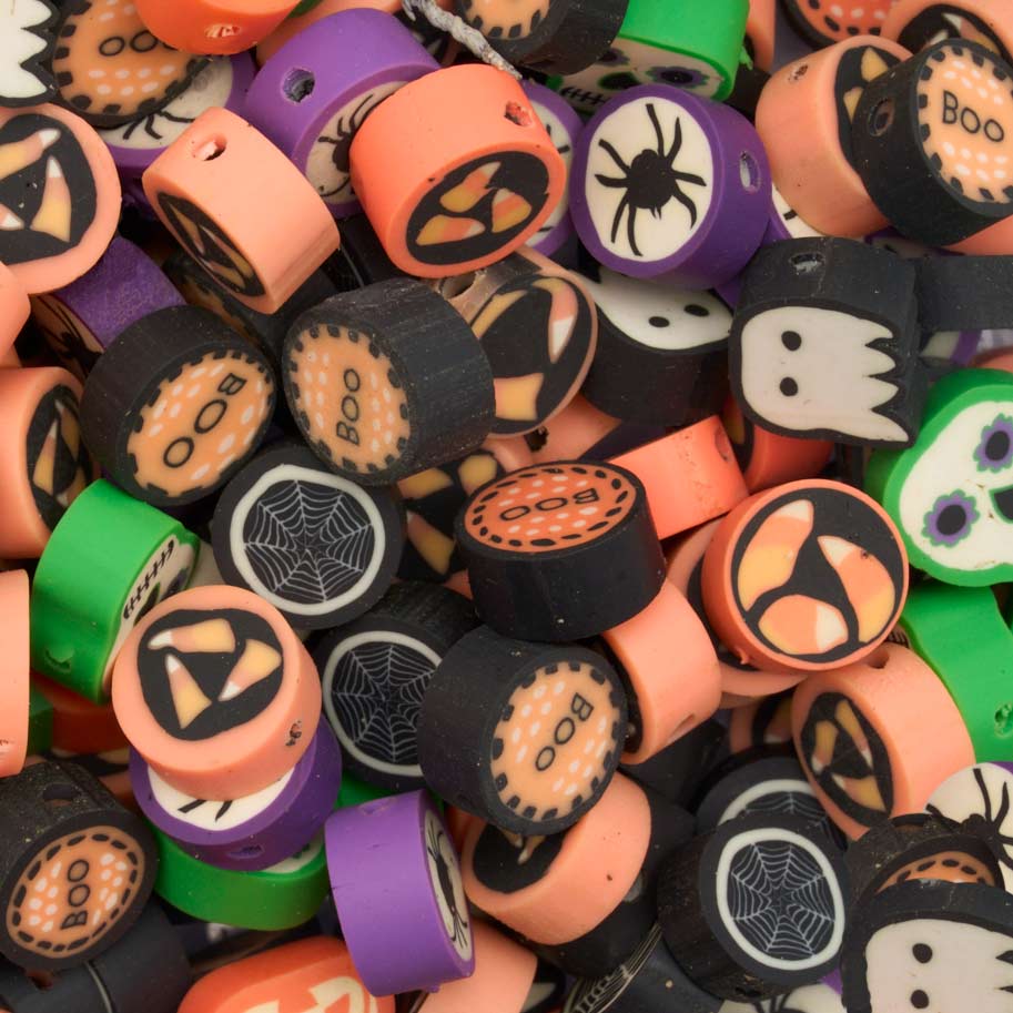 Fimo Halloween / 50 unidades – Santorini Bisutería
