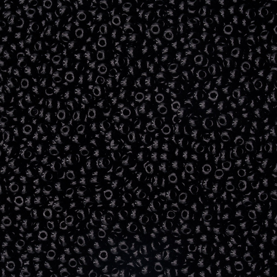 Mostacilla Checa #8 / Negro / 23980 – Santorini Bisutería