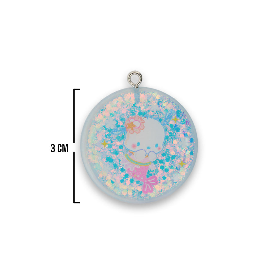 Dije Acrílico Medalla Pochami Sanrio – Santorini Bisutería